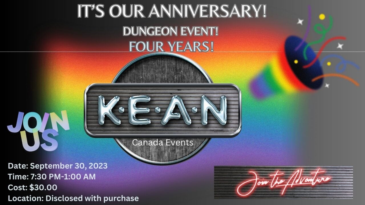 K-E-A-N’s September Edmonton kink classes and dungeon | KEAN (Kinksters ...